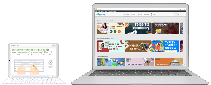 Typesy Individuals - Typing Program for Individuals